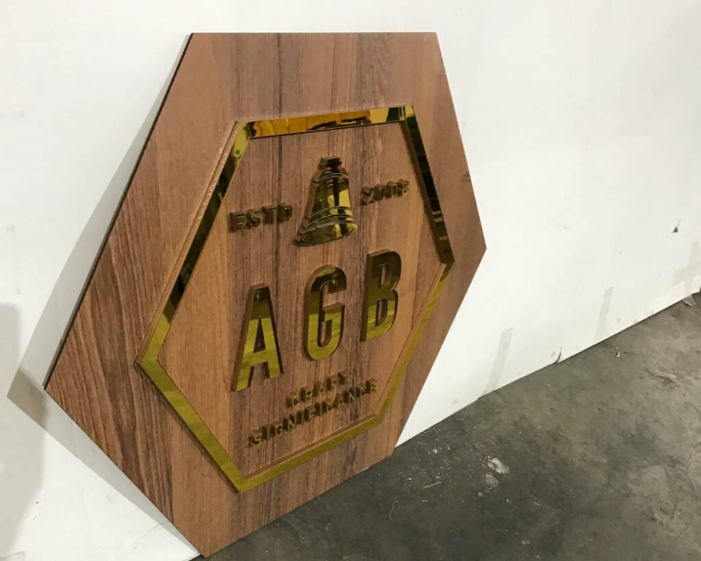 3D Laser Cut Sign - I-SIGNAGE PTE. LTD.